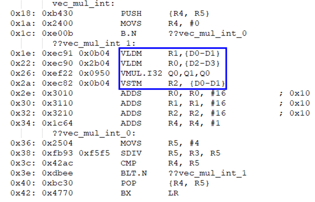 在IAR Embedded Workbench for Arm中使用Arm Cortex-R52 NEON